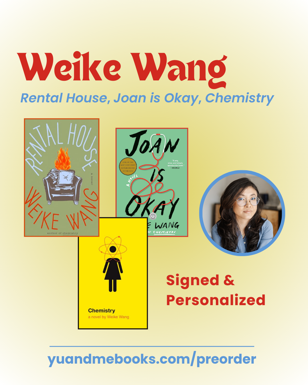 Weike Wang Titles, Available Signed & Personalized! – Yu & Me Books